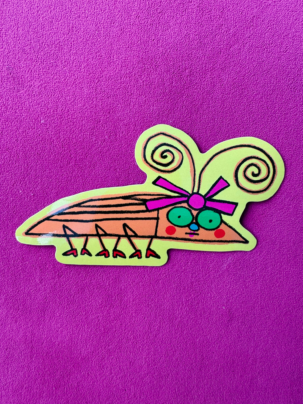 Beautiful Cockroach Sticker by Gentle Thrills – Pixley's Oddities
